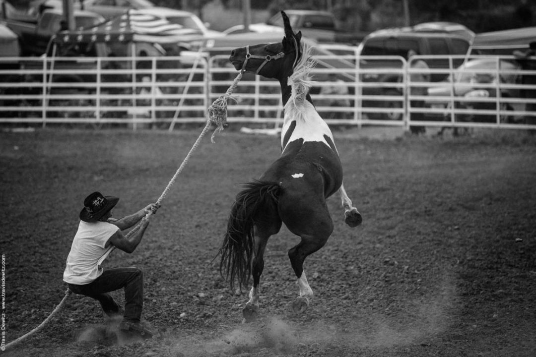 Great Plains Indian Rodeo Association Rodeo in Rosebud, South Dakota